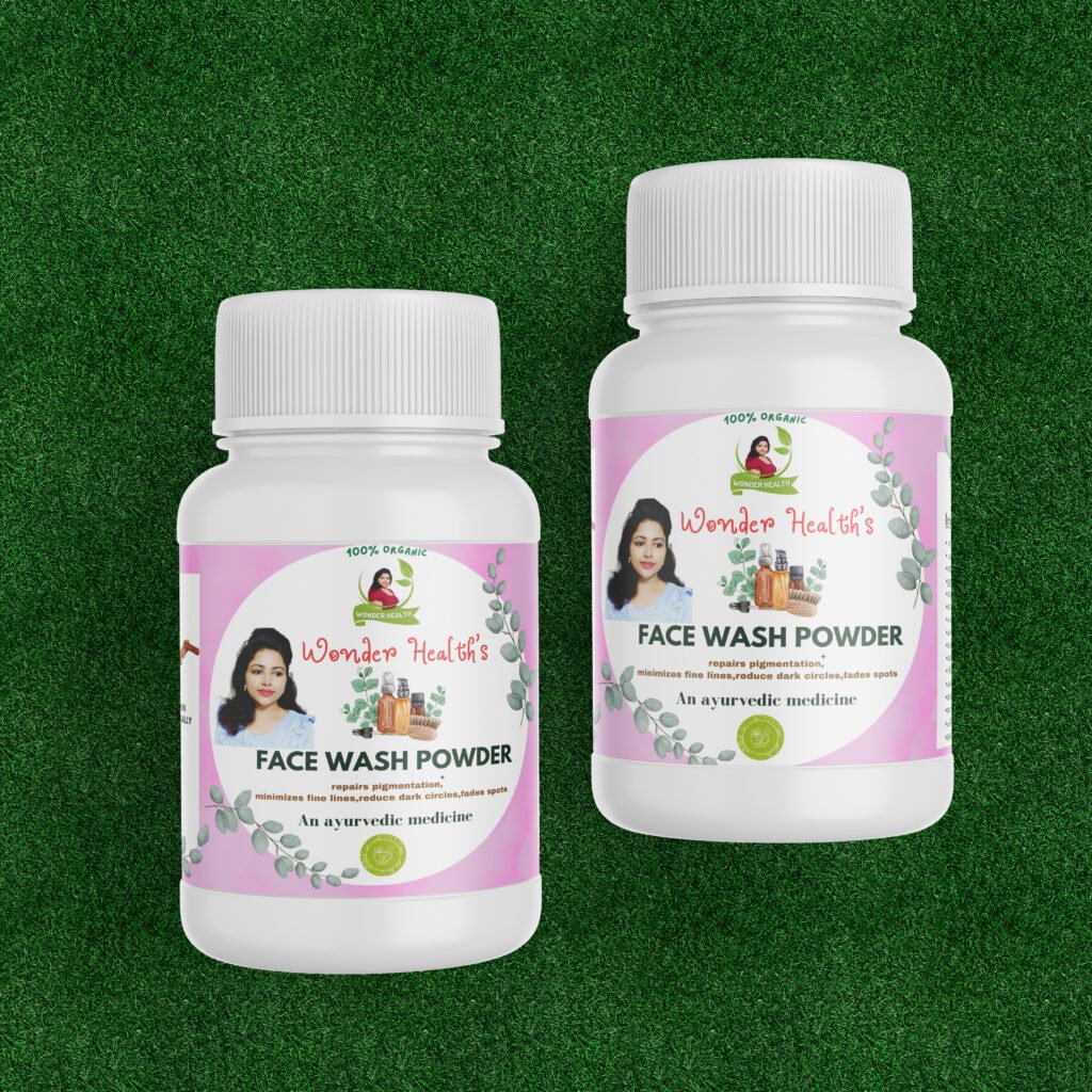 Organic Face wash powder - Wonder Health